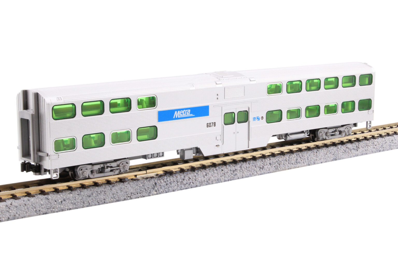 Chicago METRA Gallery Bi-Level Commuter Train 3-Car Set - Kato USA ...